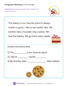 Short passages Worksheets for 1st Grade | Free Printable PDFs | ClassWeekly